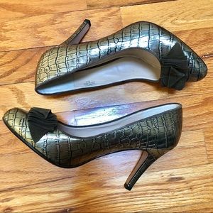 Classiques Entier | Shoes | Classiques Entier Faux Alligator Metallic ...